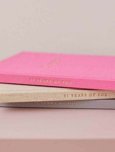 First 21 Years Journal Book - Pink - Write To Me AU