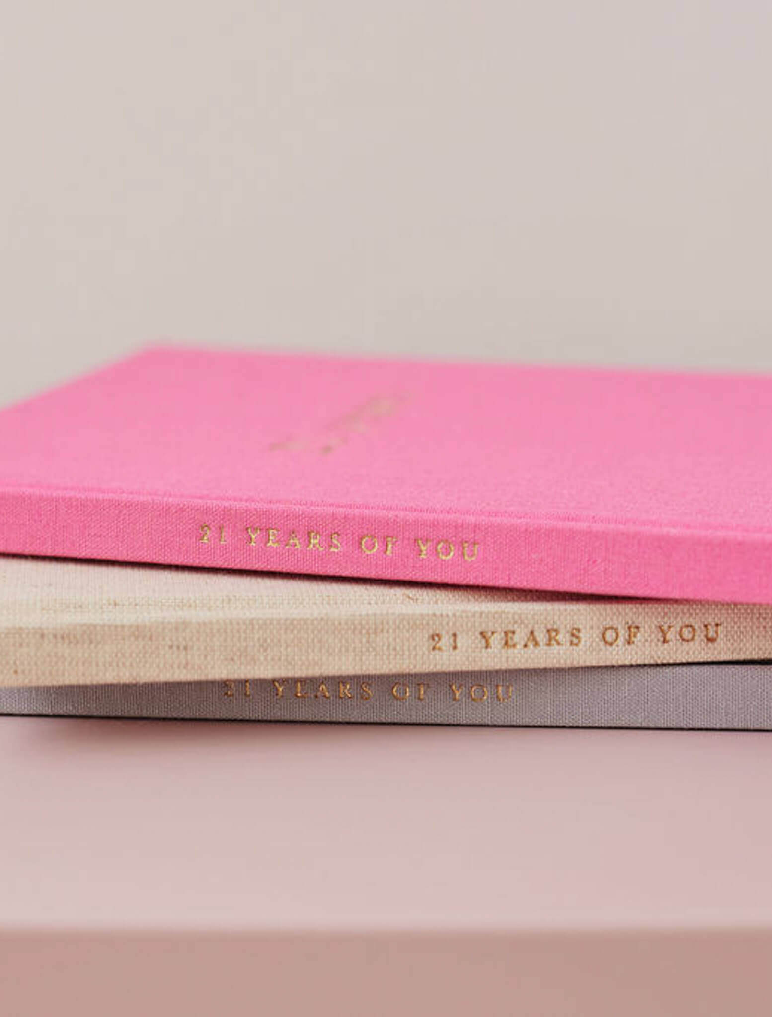 First 21 Years Journal Book - Pink - Write To Me AU
