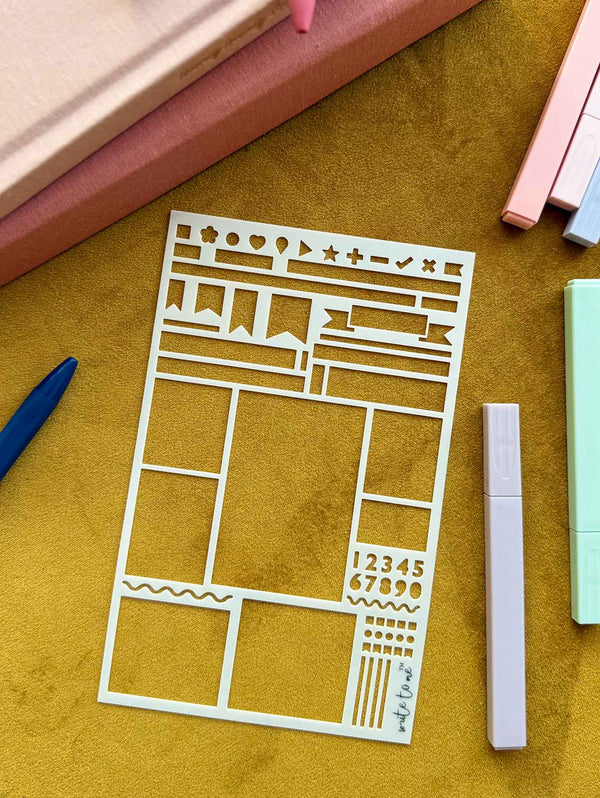 Planner Stencil - Write To Me AU