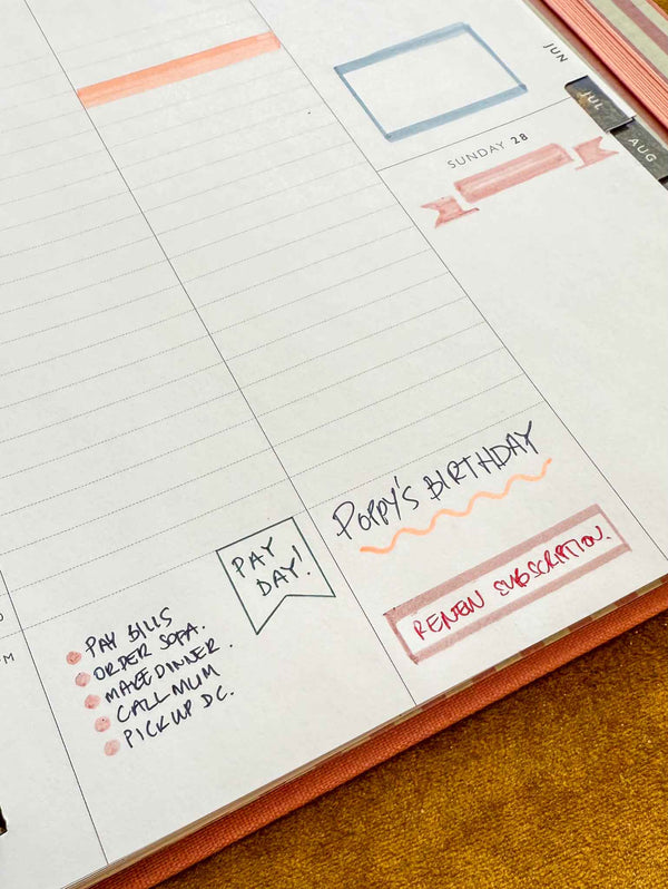 Planner Stencil - Write To Me AU