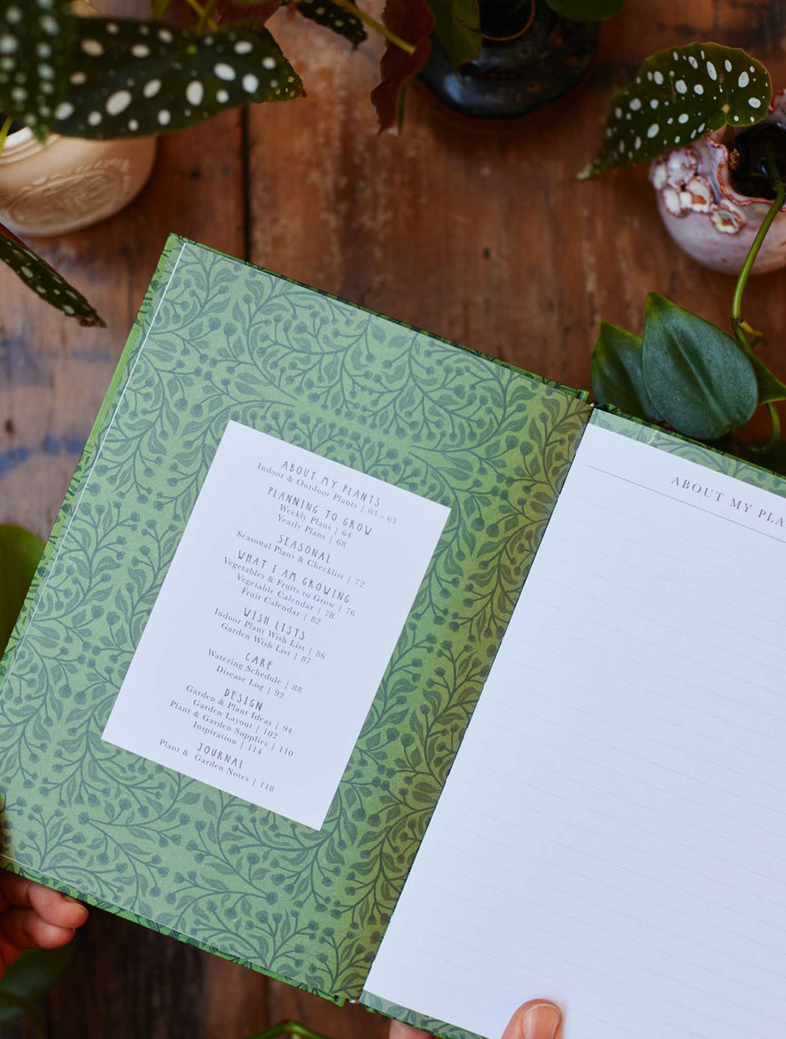 Plant & Garden Gardening Journal - Green - Write To Me AU