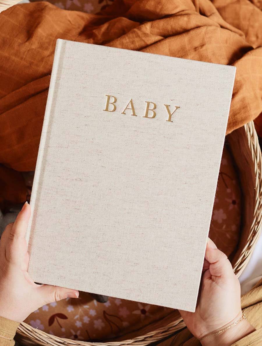 Birth To Five Years Baby Journal - Oatmeal - Write To Me AU