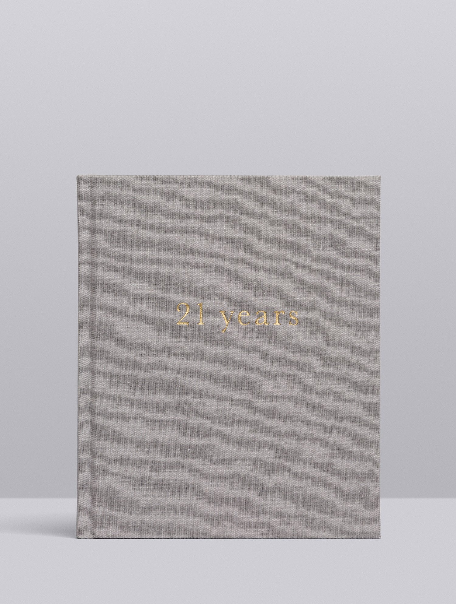 First 21 Years Journal Book - Grey - Write To Me AU