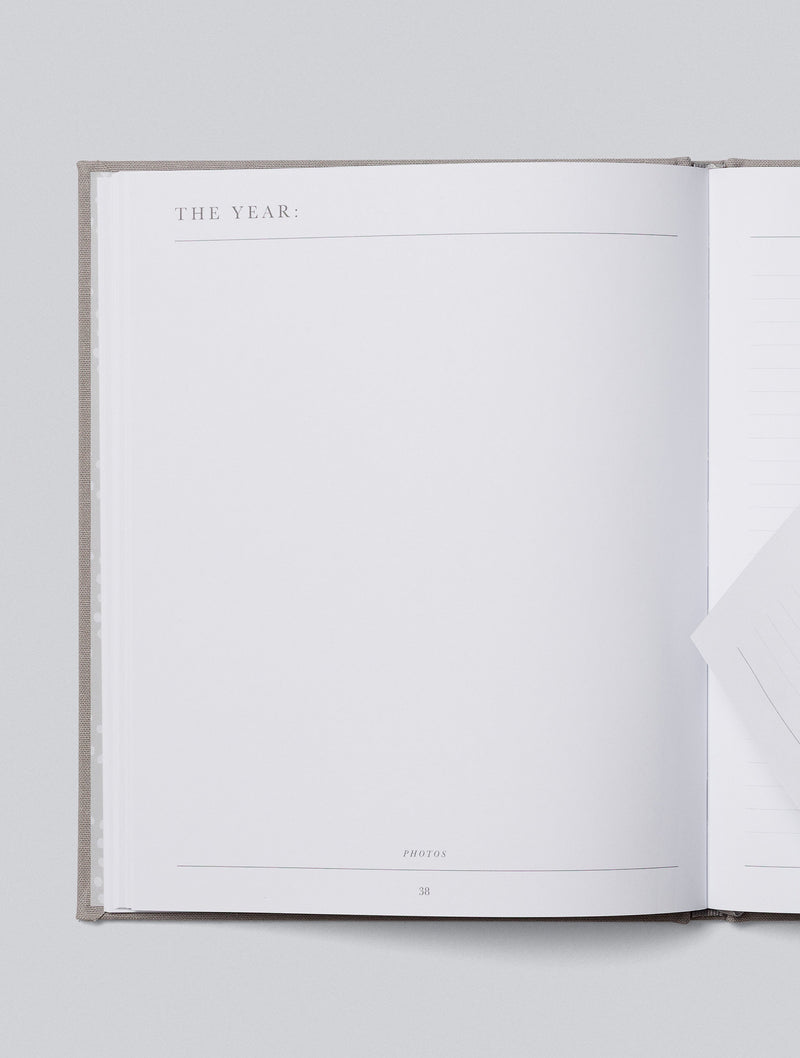 First 21 Years Journal Book - Grey - Write To Me AU
