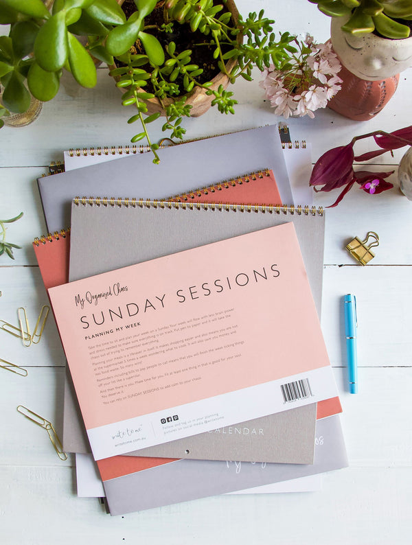 Sunday Sessions Weekly Planner - Write To Me AU