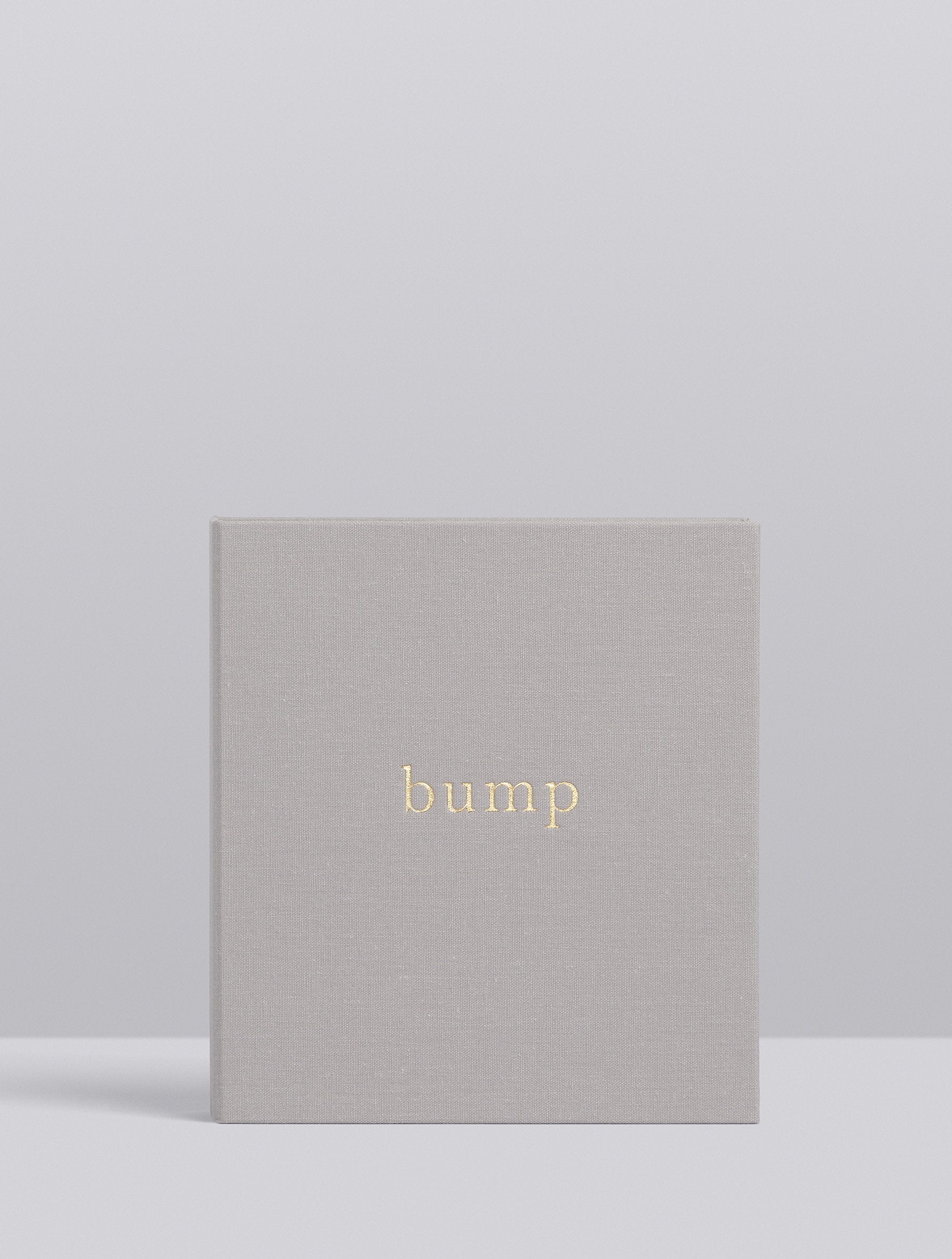 Bump Pregnancy Journal - Grey - Write To Me AU