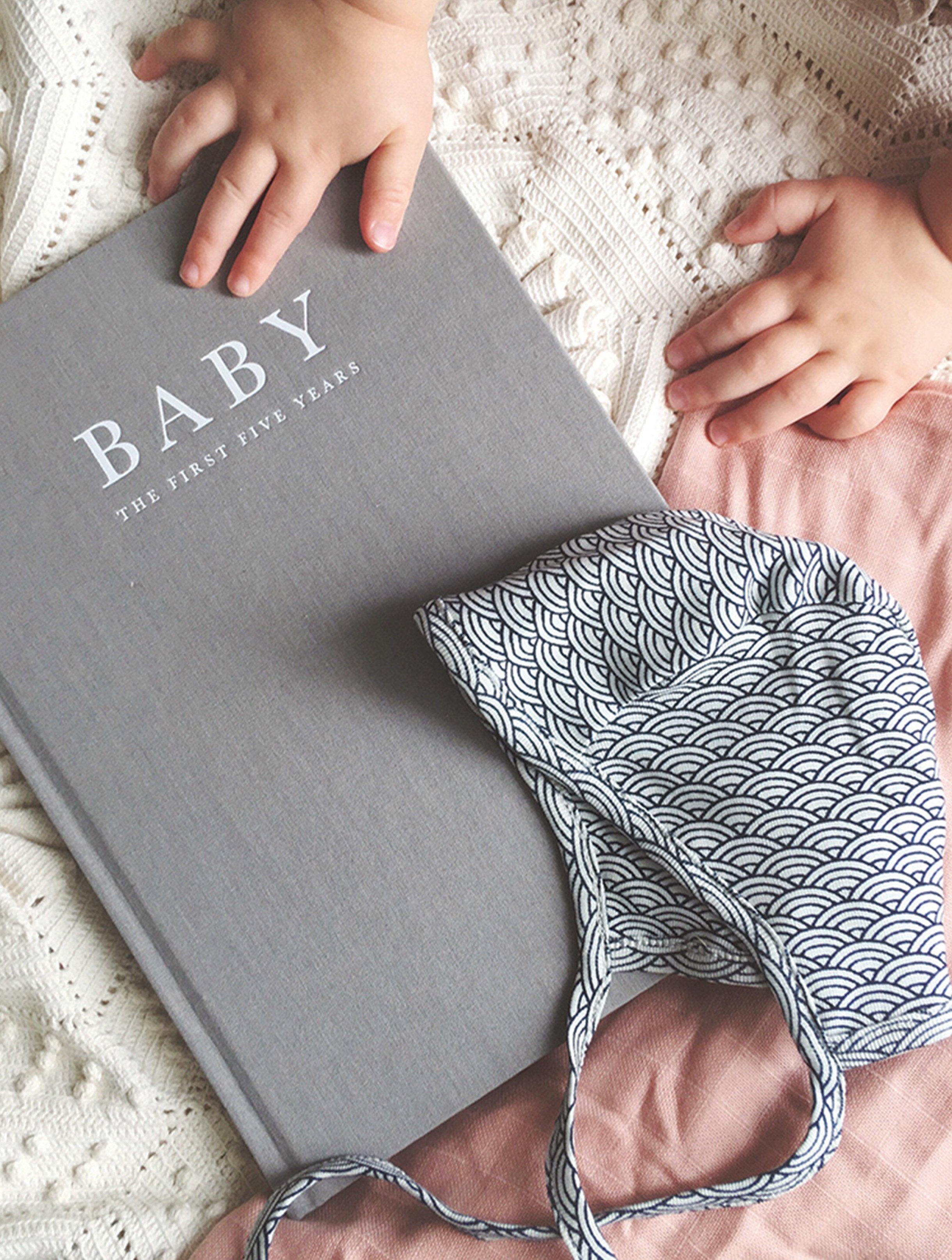 Birth To Five Years Baby Journal - Grey - Write To Me AU