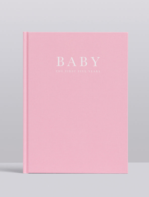 Baby Journal - Birth to 5 Years Pink Baby Guided Journal - Write To Me AU